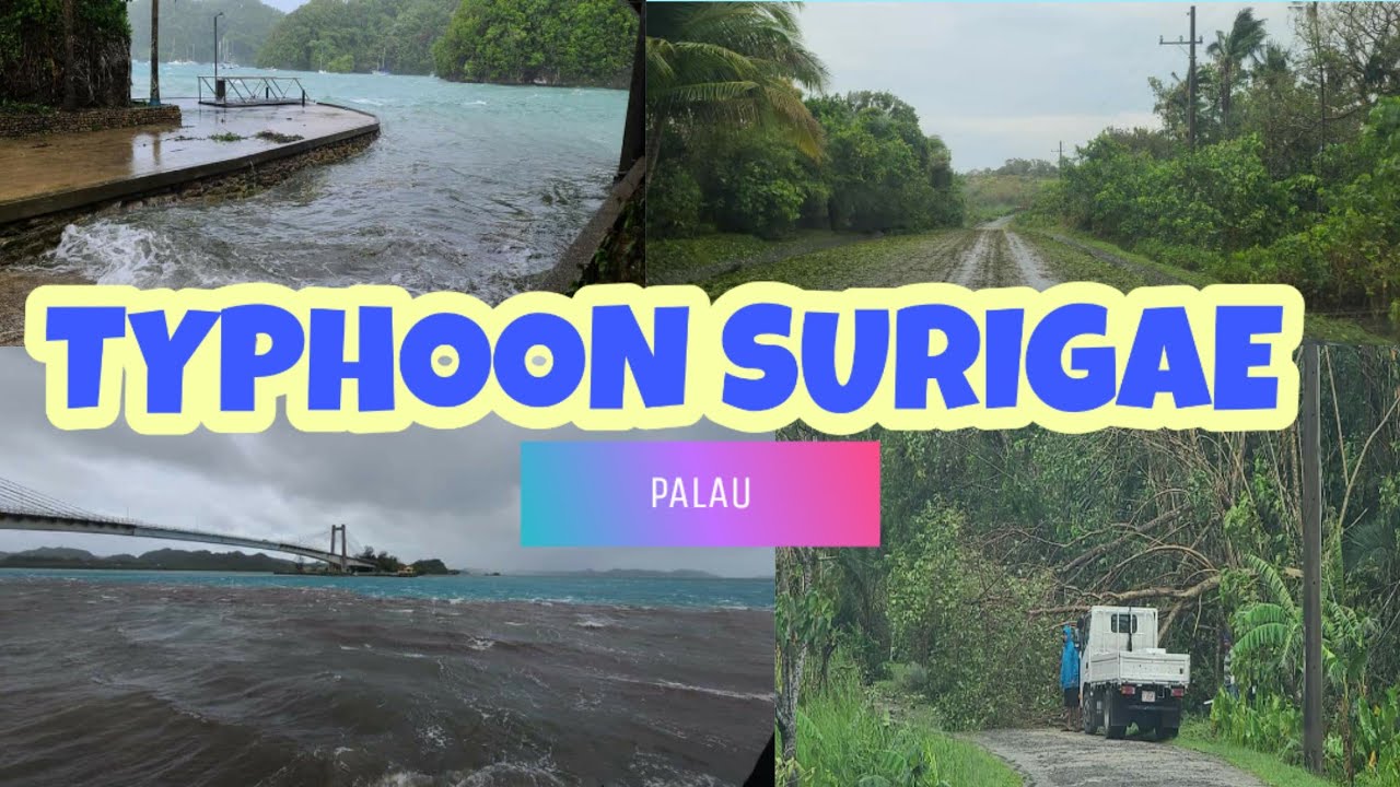 Typhoon surigae in palau|gaga journal, palau vlog - YouTube