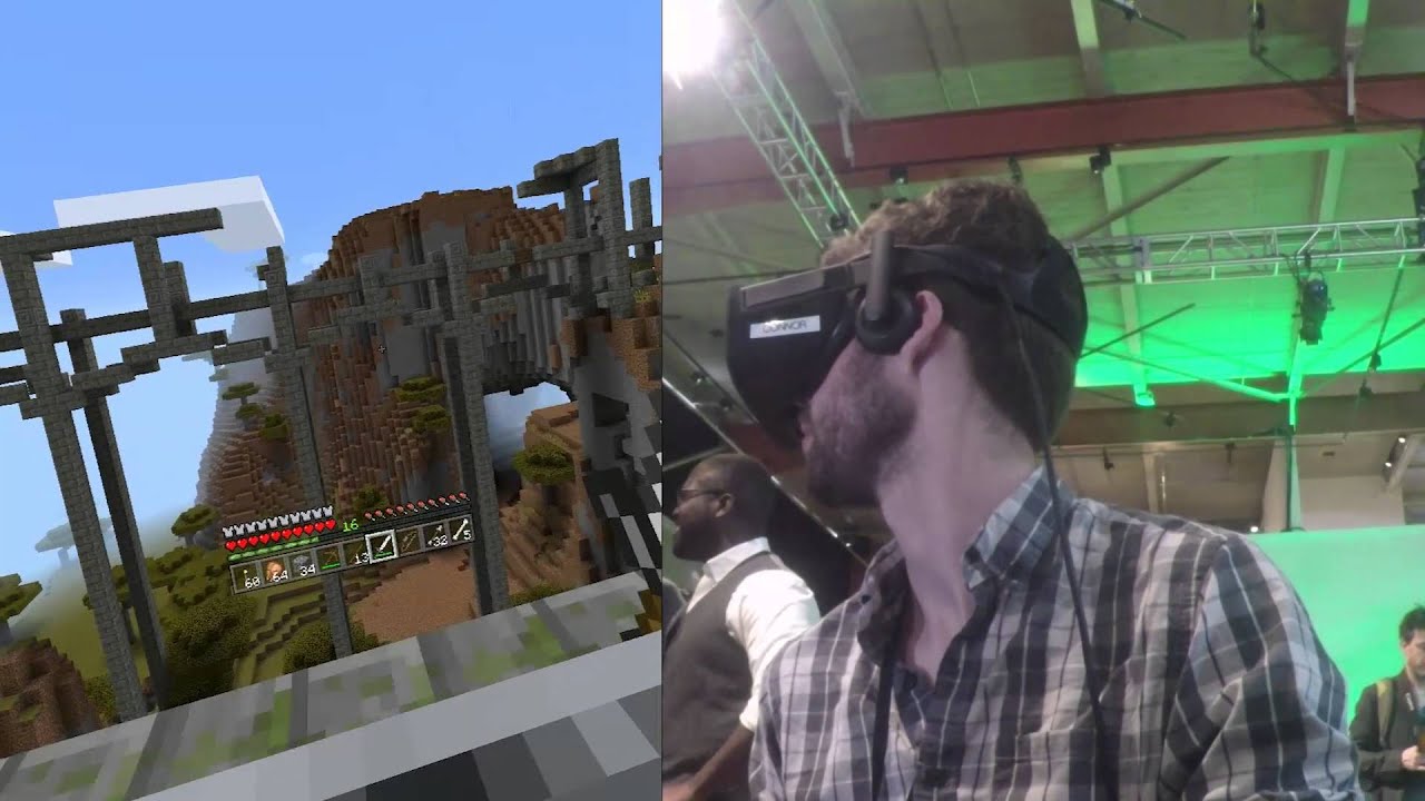 Minecraft with the Oculus Rift - YouTube
