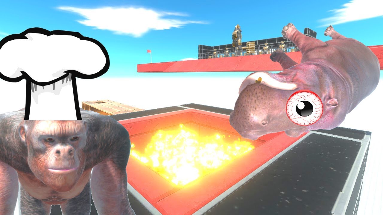 GORO MASTERCHEF + GHOR WANT TO LUNCH! WHO GOES TO THE PAN? - ANIMAL ...