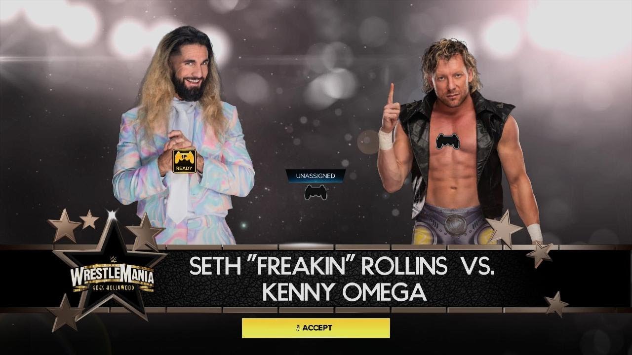 Seth Rollins vs Kenny Omega - YouTube