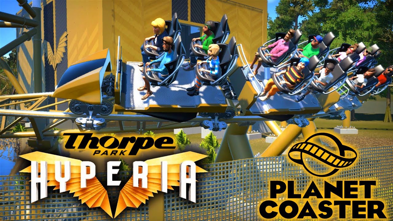 Hyperia | Off-Ride Shots - Thorpe Park (Planet Coaster) - YouTube