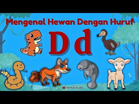 Belajar Mengenal Hewan Dengan Huruf D | Video Anak Indonesia - YouTube