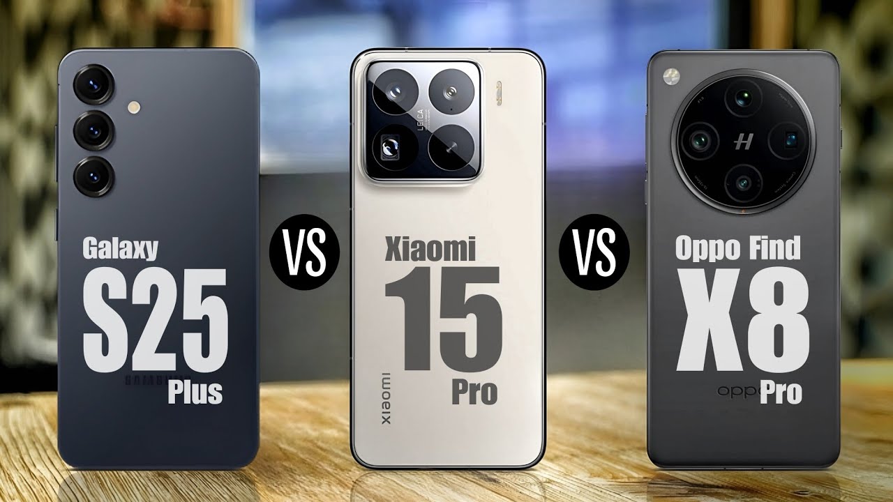 Samsung S25 Plus Vs Xiaomi 15 Pro Vs Oppo Find X8 Pro - YouTube