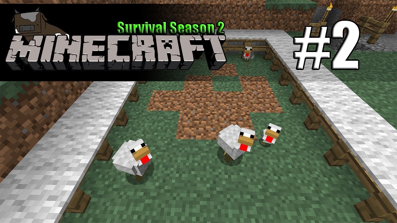 Minecraft Survival S2 - Episode 2 - The Food Source! - YouTube
