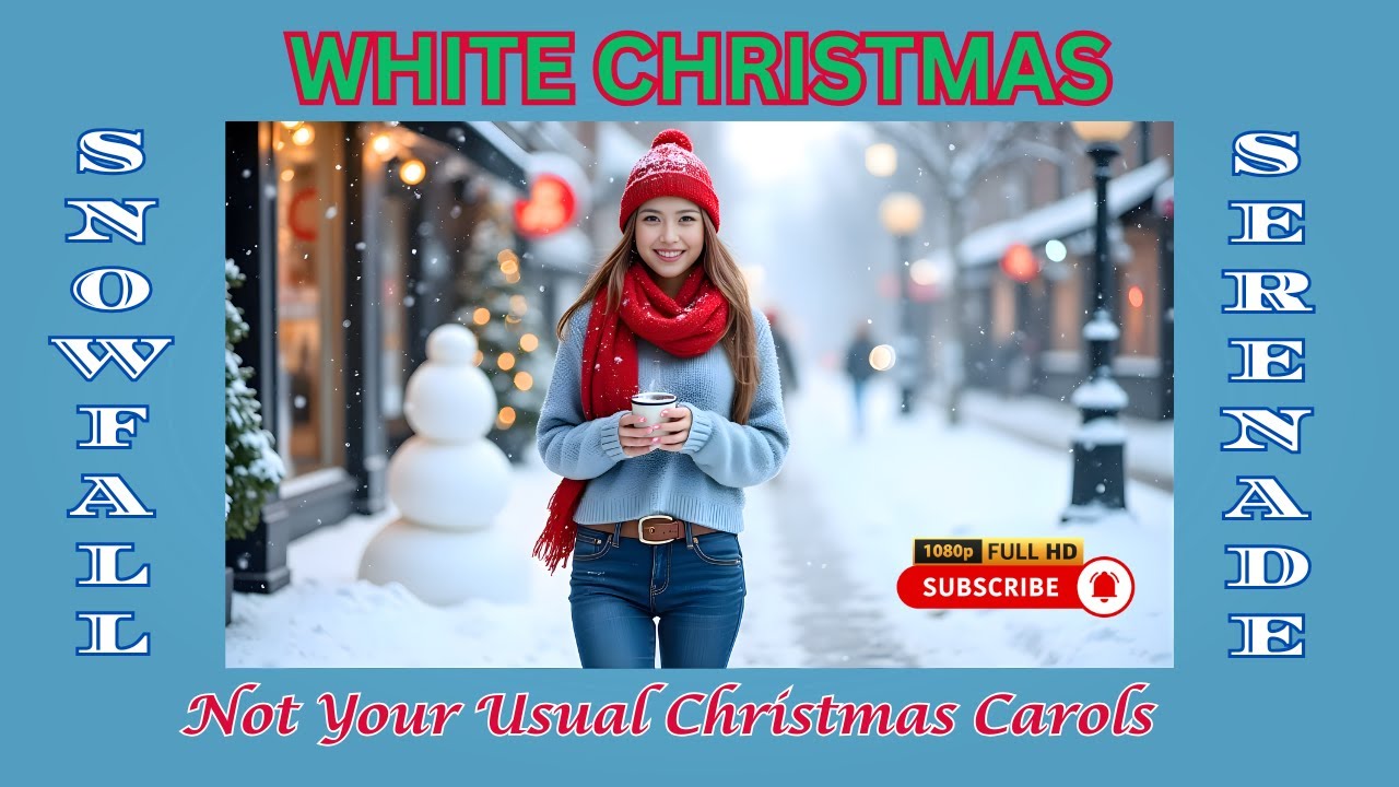 WHITE CHRISTMAS. Snowfall Serenade ⛄ Unique Christmas Music for a Cozy ...