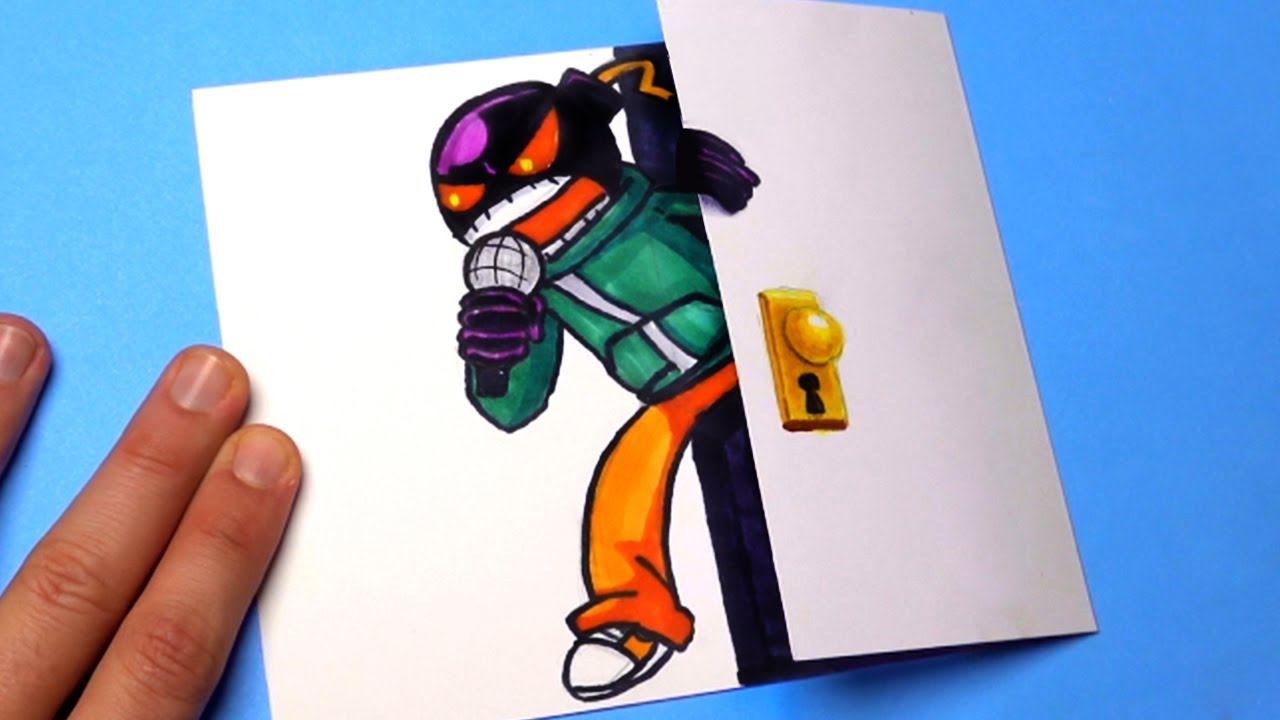 5 Amazing FRIDAY NIGHT FUNKIN' FNF Creation Paper Craft and Doodle for ...