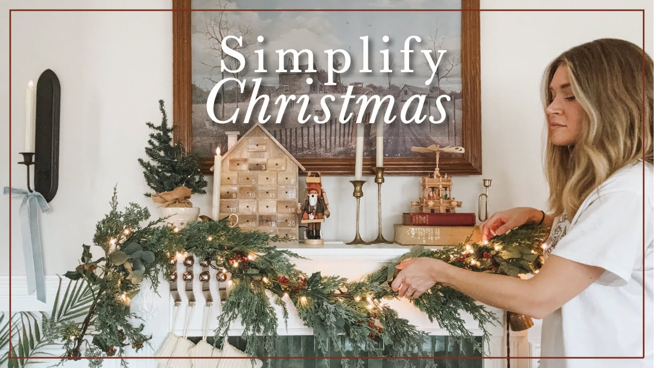 Simplifying My Christmas Decor - YouTube