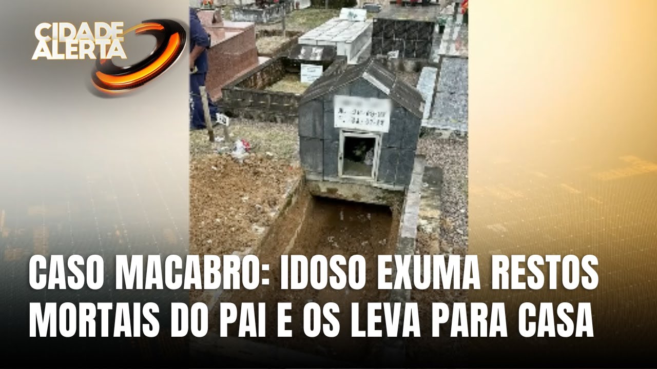 Restos mortais são encontrados em cozinha após exumação feita por idoso ...