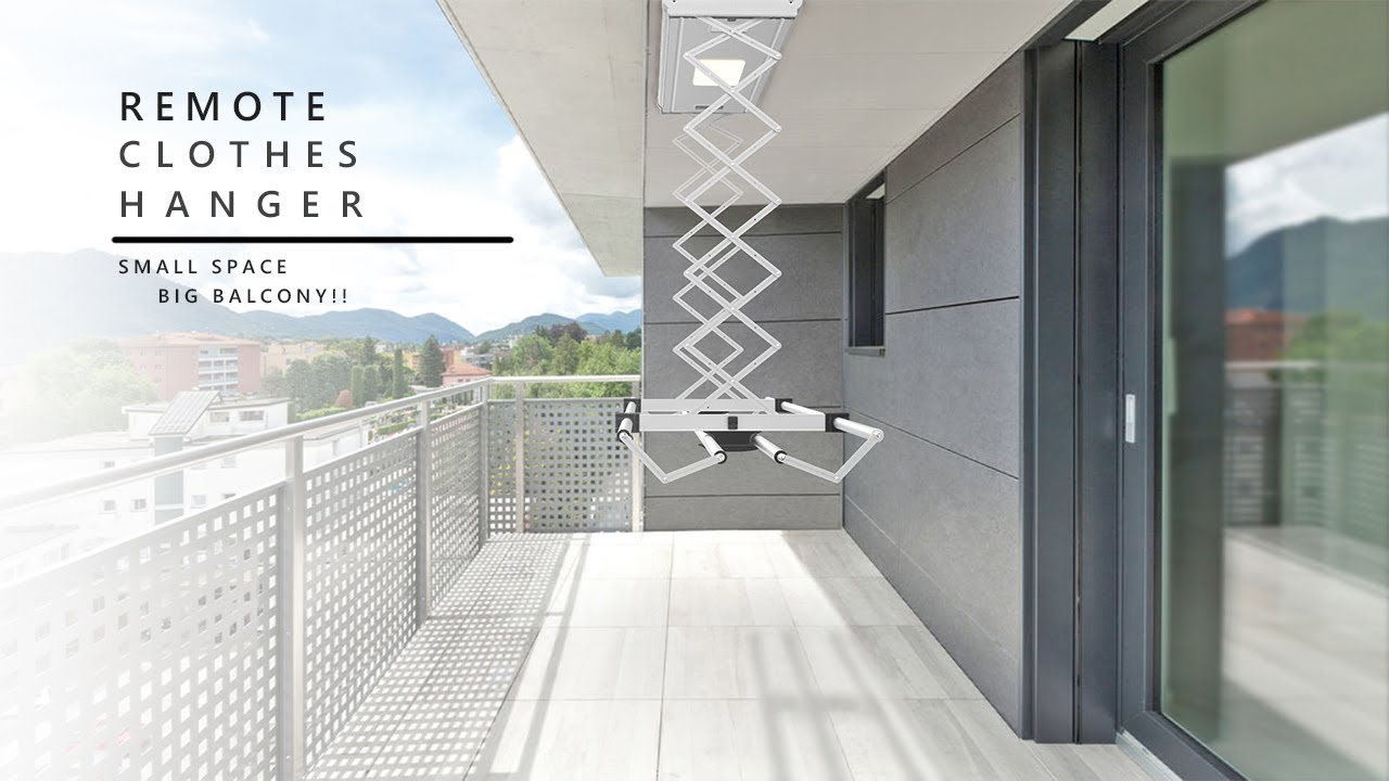 Introduction of Remote clothes hanger - YouTube