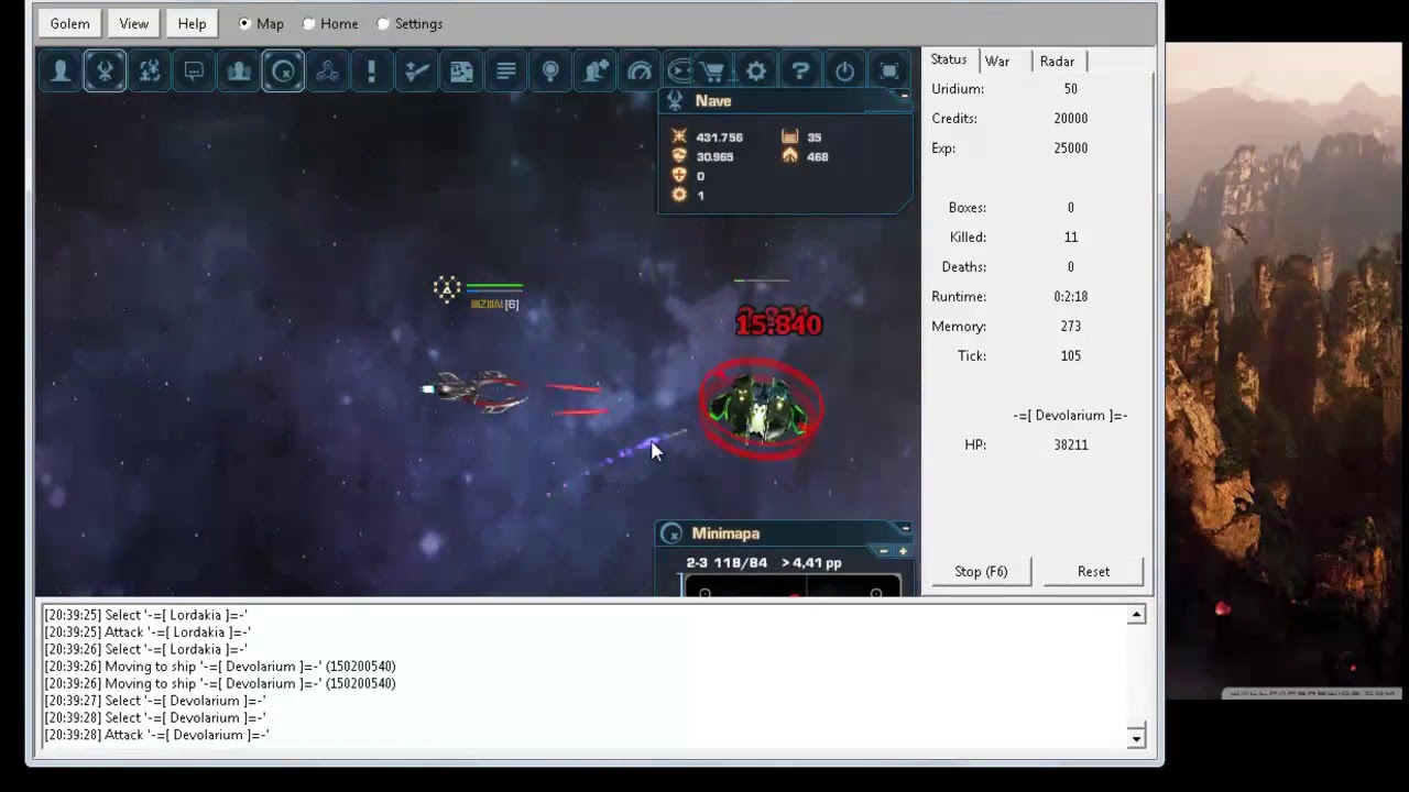 Darkorbit Golem Bot 04.11.2018 Güncel Bot - YouTube