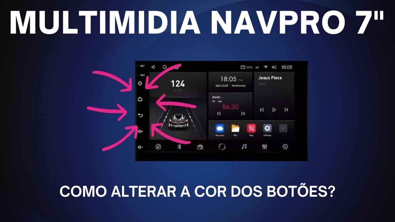 Tutorial Navpro - mudando as cores dos botões de navegação - YouTube