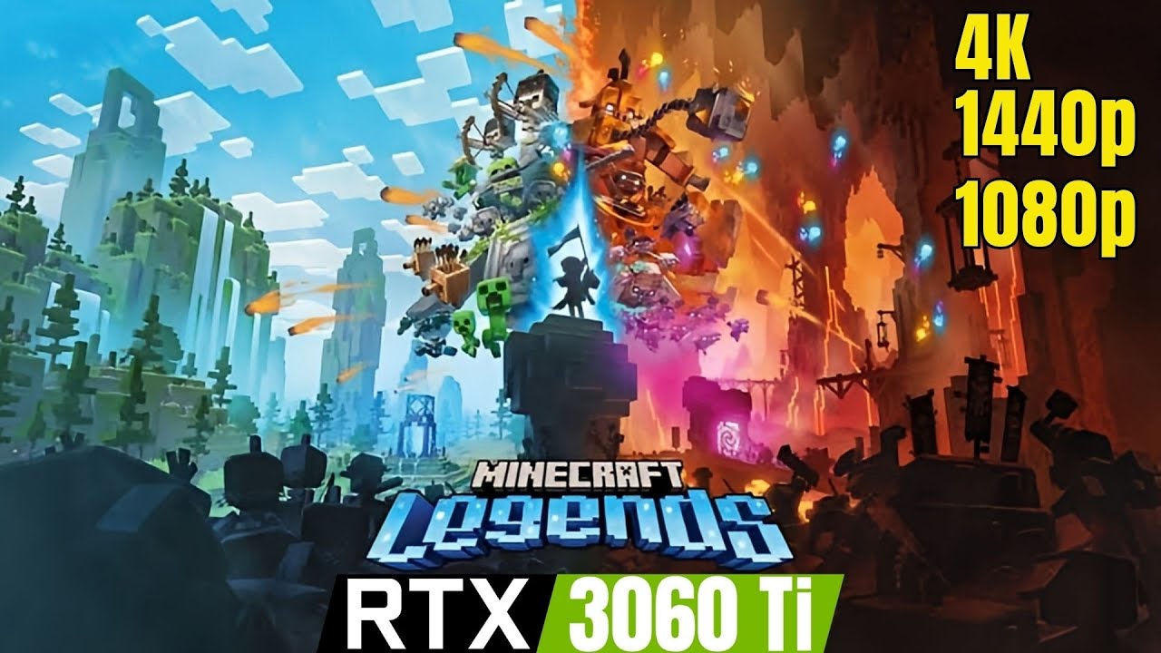 Minecraft Legends | RTX 3060 Ti | Ryzen 5 3600 4K, 1440p, 1080p ...