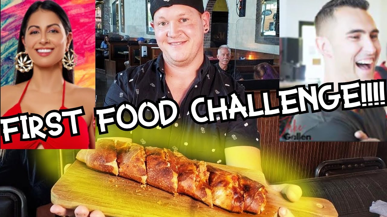 WOMAN TAKES ON FIRST FOOD CHALLENGE! UNDEFEATED FOOD CHALLENGE TOO ...