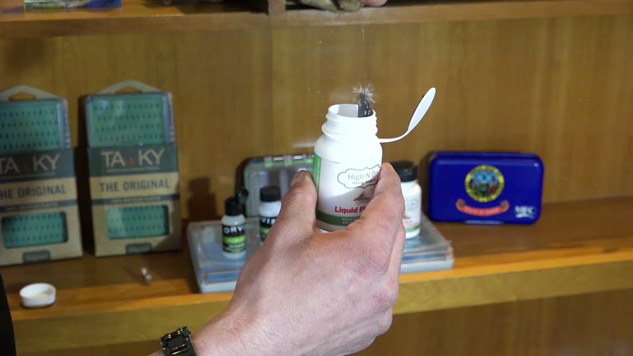 How to Fly Fish: Application of Dry Fly Floatant - YouTube