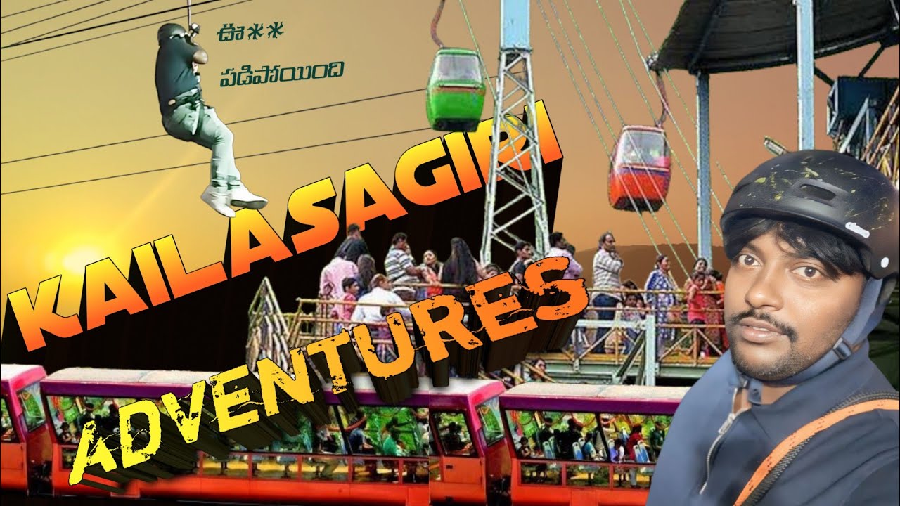 new adventures in kailasagiri vizag || ropeway, train, zip line, sky ...
