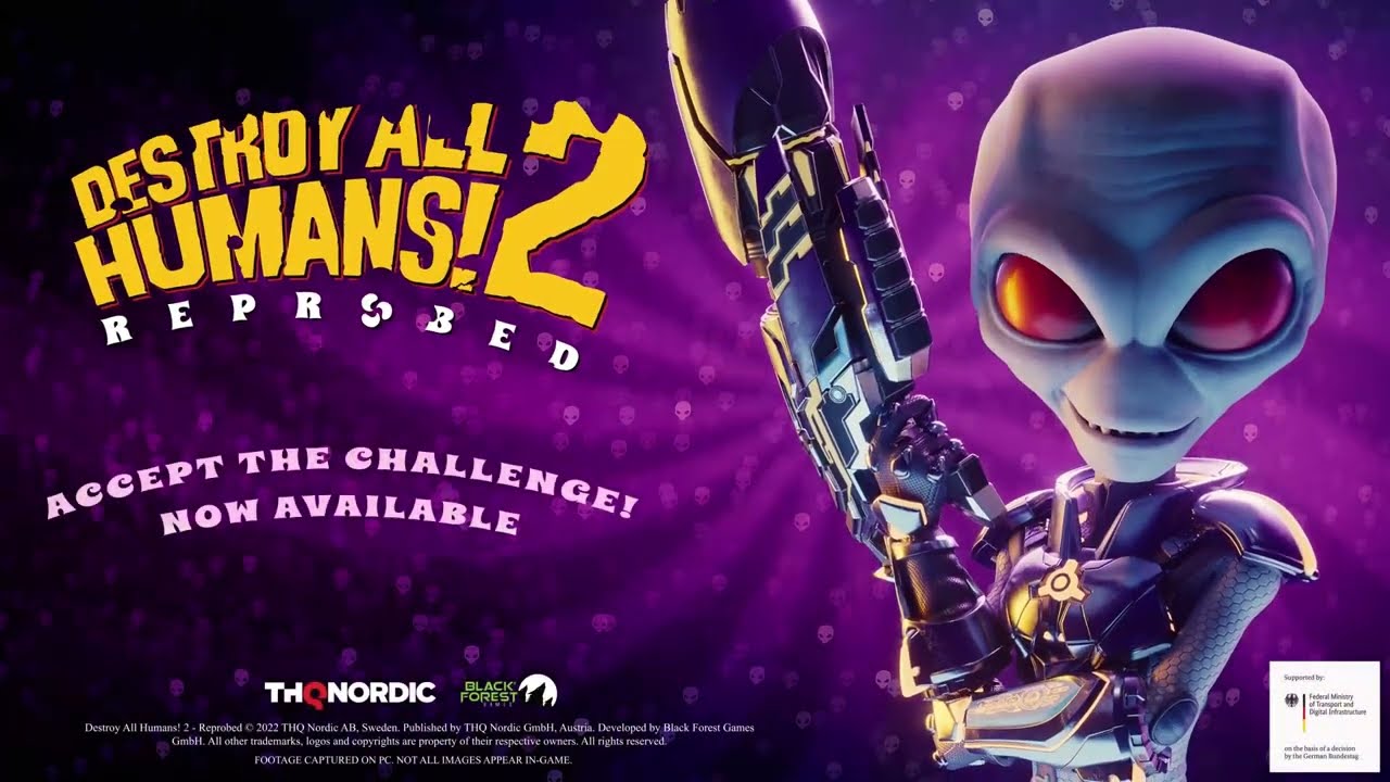 Destroy All Humans! 2 - Reprobed - Challenge Accepted Trailer | PS5 ...
