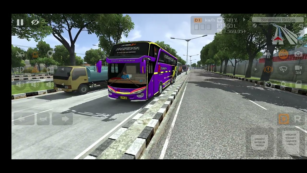 # bus Simulator Indonesia 🇮🇩 # so beautiful map # career Mod game play ...