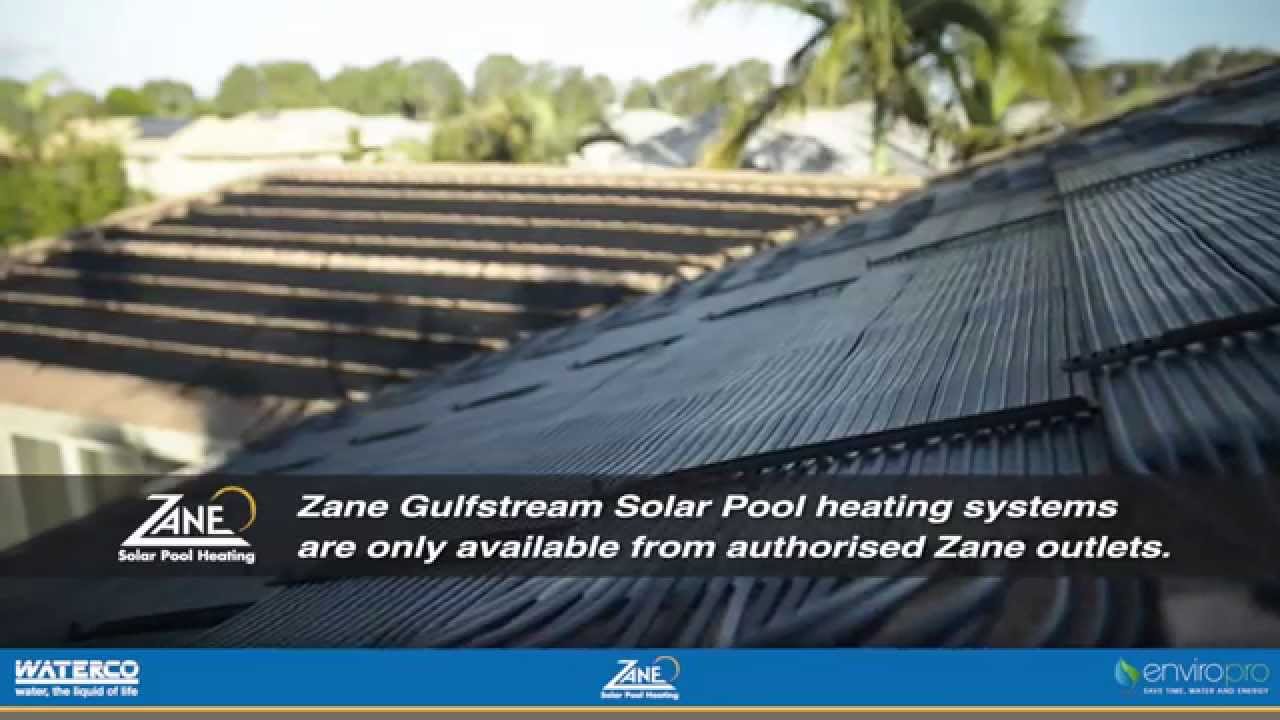 Zane solar pool heating Gulfstream video - YouTube