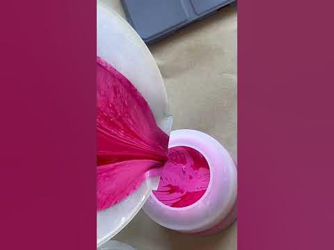 Тестирую новый краситель для гипса🌺 думаю будет сочно 🍓🔥 - YouTube