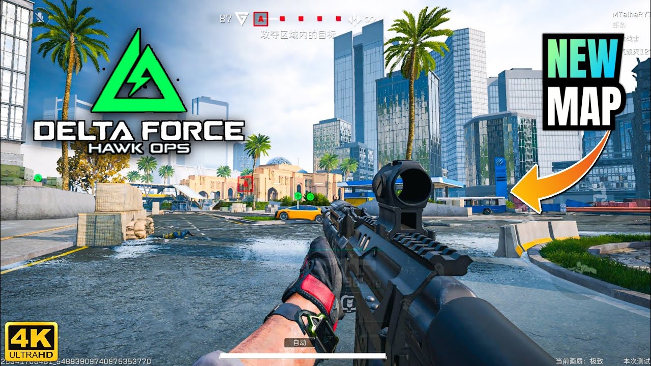 Delta Force Hawk OPS (New Update New Map) Gameplay MaxGraphics 4K - YouTube