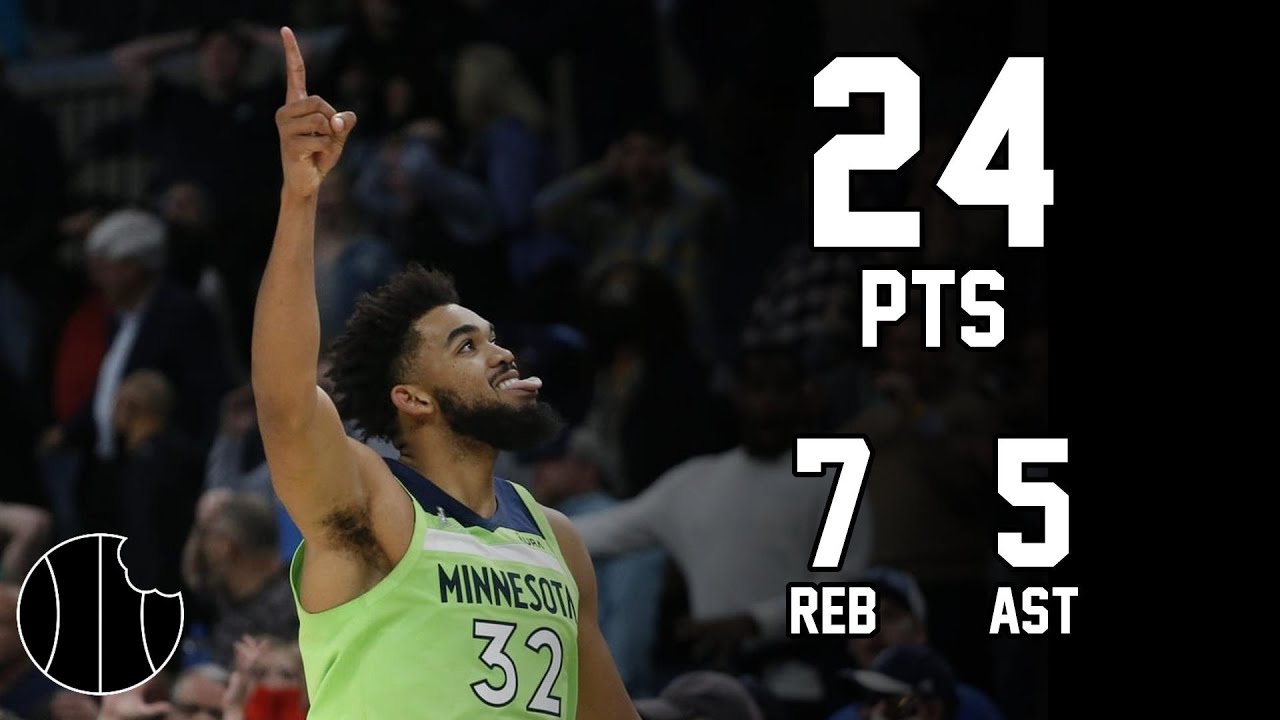 Karl-Anthony Towns Highlights | Grizzlies vs. Timberwolves | 8th Dec ...