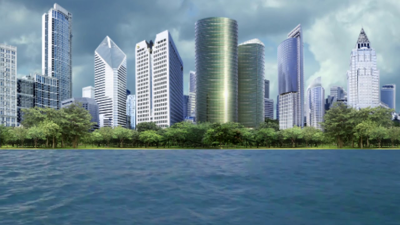 New HD background video Badal Nadi building - YouTube