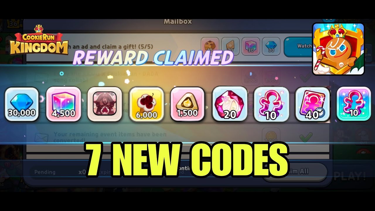 *NEW* COOKIE RUN KINGDOM COUPON CODES 2025 APRIL | COOKIE RUN KINGDOM ...