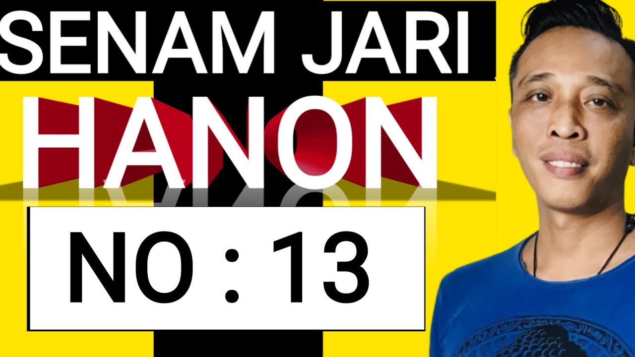 SENAM JARI HANON NO : 13 | BELAJAR PIANO PEMULA | AMPUH UNTUK PIANIS ...