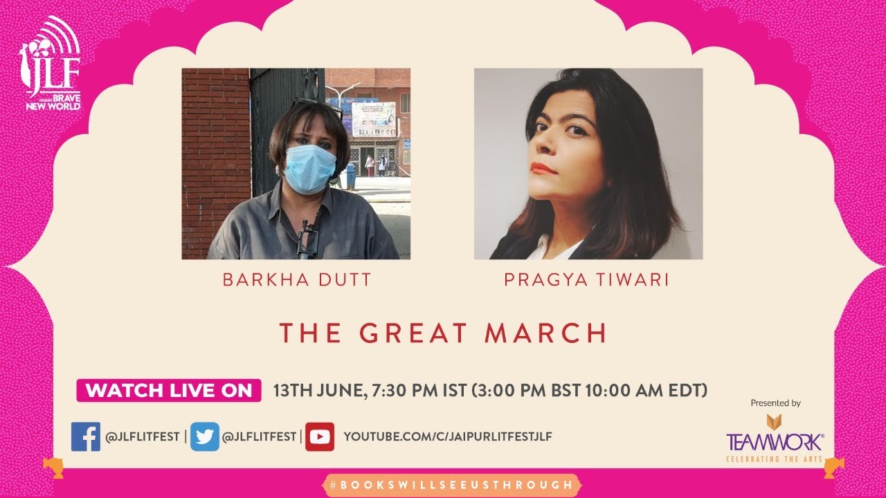 The Great March Barkha Dutt in conversation with Pragya Tiwari - YouTube