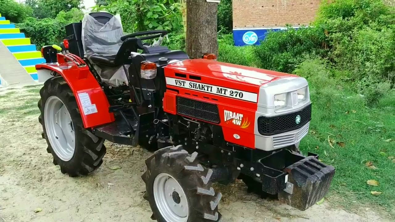 VST Shakti MT 270 VIRAAT PLUS Mini Tractor (4WD, 27HP) Price, Review ...