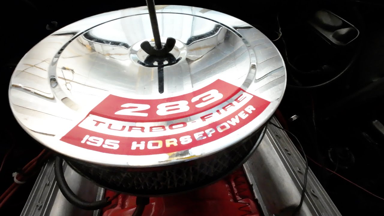 The Crowning Glory, 1957 Chevy 283 emblem installage - YouTube