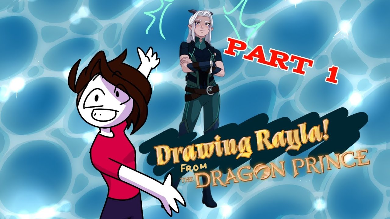 Drawing Rayla from the Dragon Prince! | Part 1 Speedpaint - YouTube