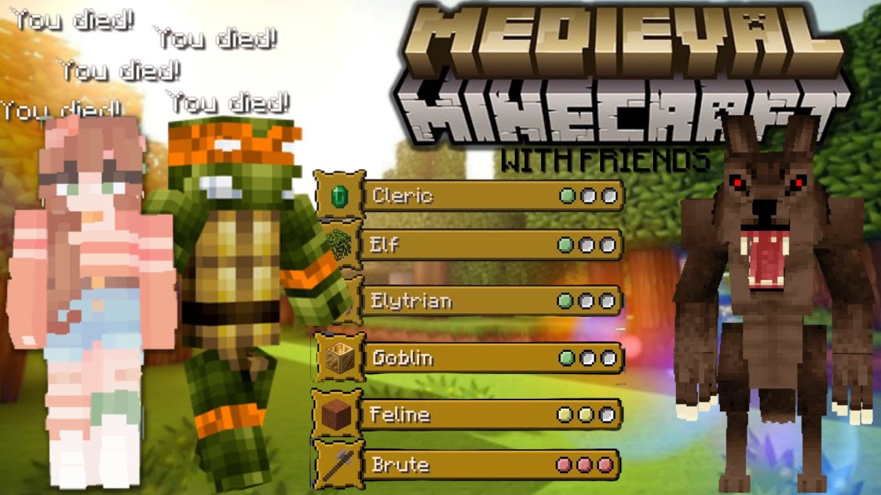 DND IN MINECRAFT?! - MEDIEVAL MINECRAFT MOD W/FRIENDS (LINK IN ...