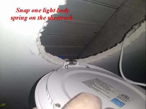 Ensenior ERL 12X ETL 6 inch slim canless recessed light installation ...