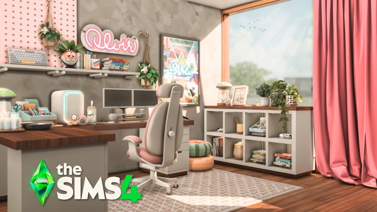 The Sims 4 - Comfy Gamer Kit - The Perfect Setup Gamer girl - Speed ...