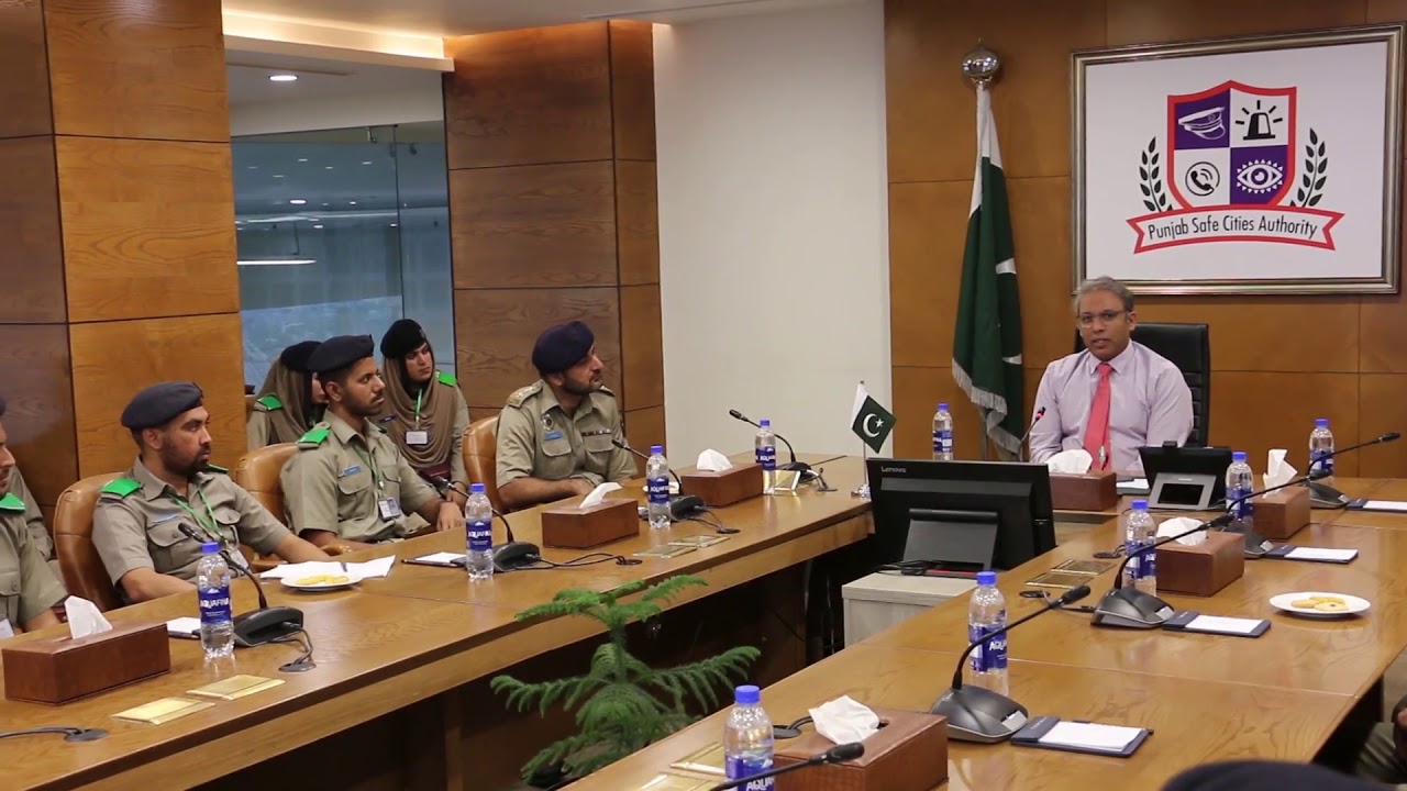 Delegation of NHMP under training officers visit to Punjab Safe City ...