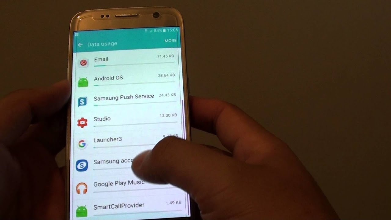 Samsung Galaxy S7 How To View And Monitor Your Mobile Data Usage Youtube