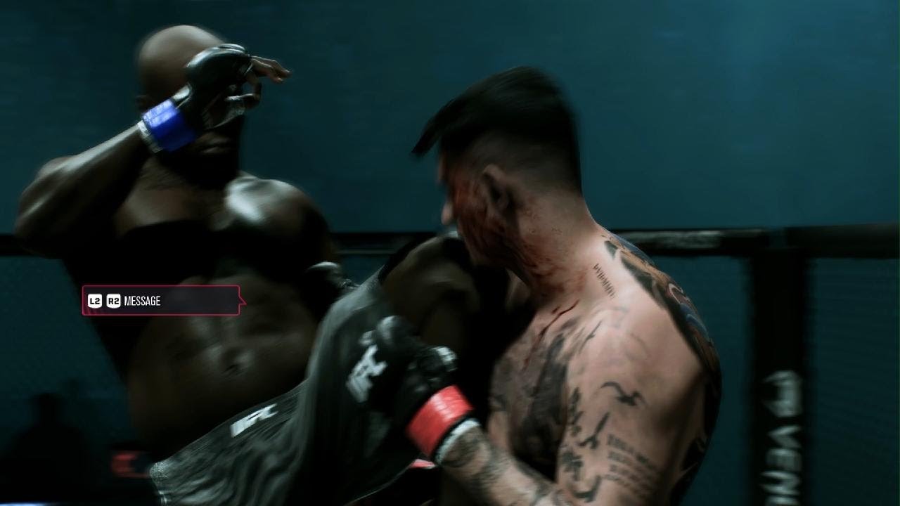 Derrick Lewis Flying Knee - YouTube