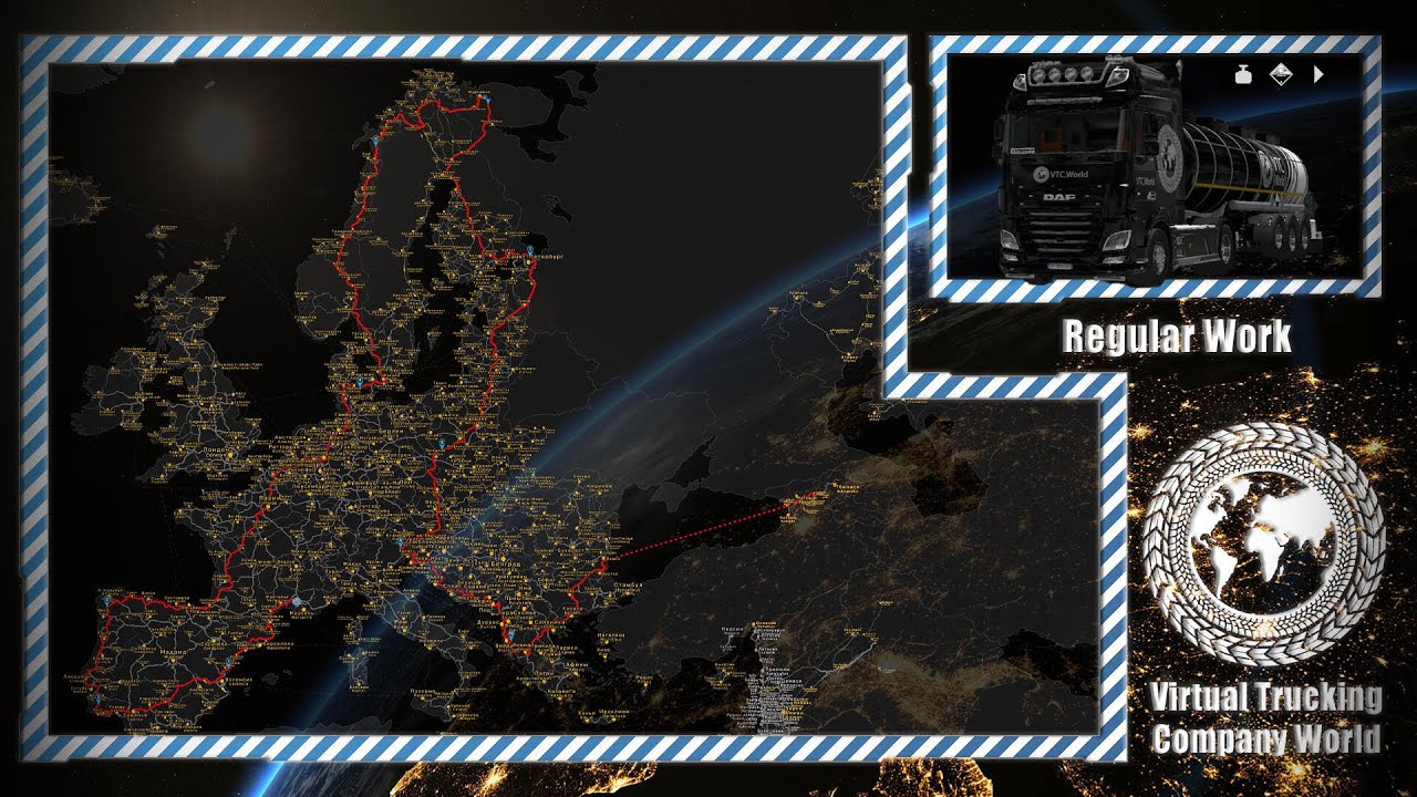 🚚Континентальный контракт🔷Mileage Riot💥VTC.World 💥Truckers MP - YouTube