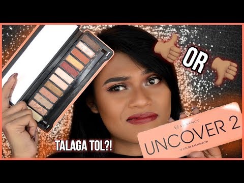 EB ADVANCE UNCOVER 2 PALETTE ON MORENA SKIN! (REVIEW, SWATCHES AND ...