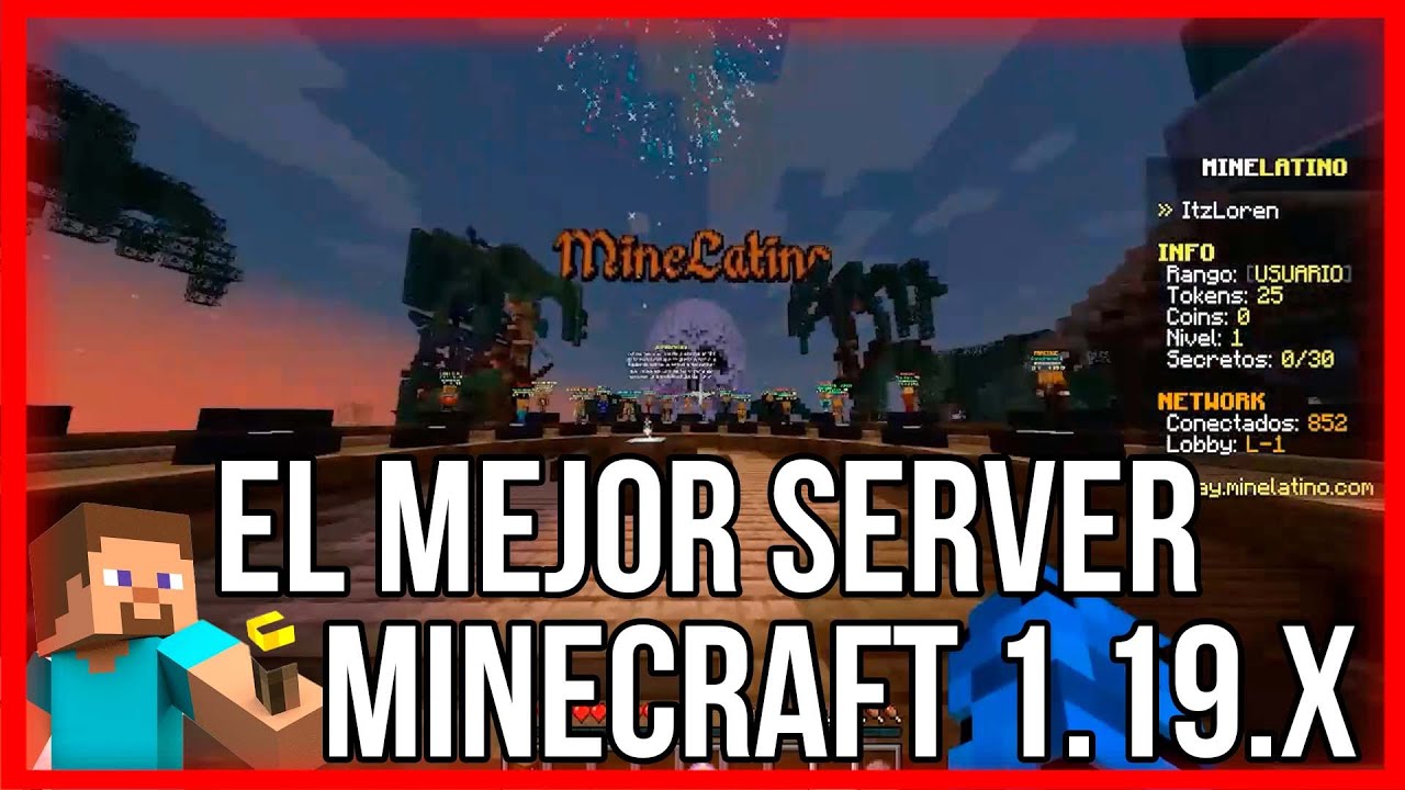 El MEJOR SERVER para MINECRAFT 1.19 (No premium) - YouTube