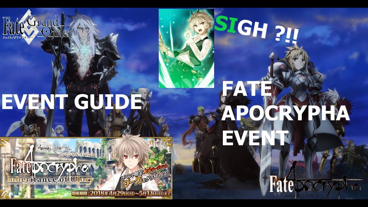 FGO| Event Guide for Upcoming Fate Apocrypha Event (Not Really) | Fate ...