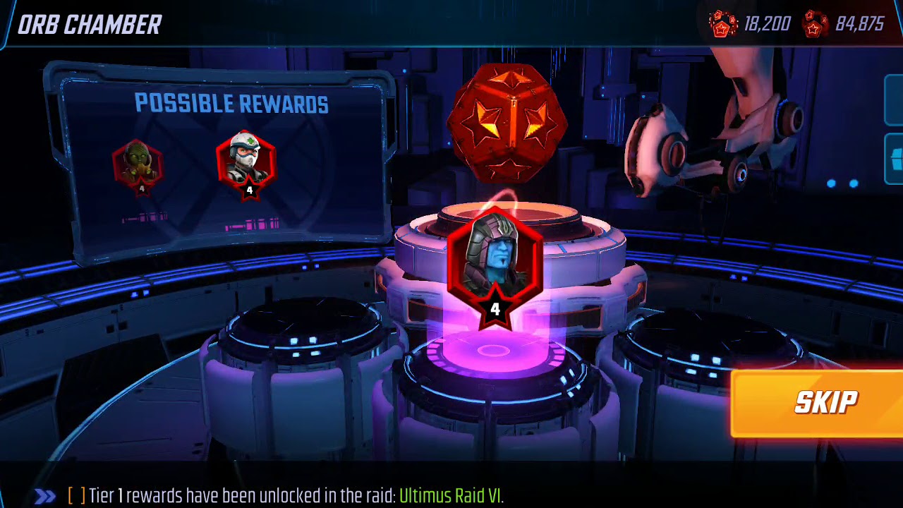 Marvel Strike Force -- Opening 112 red star orbs... - YouTube