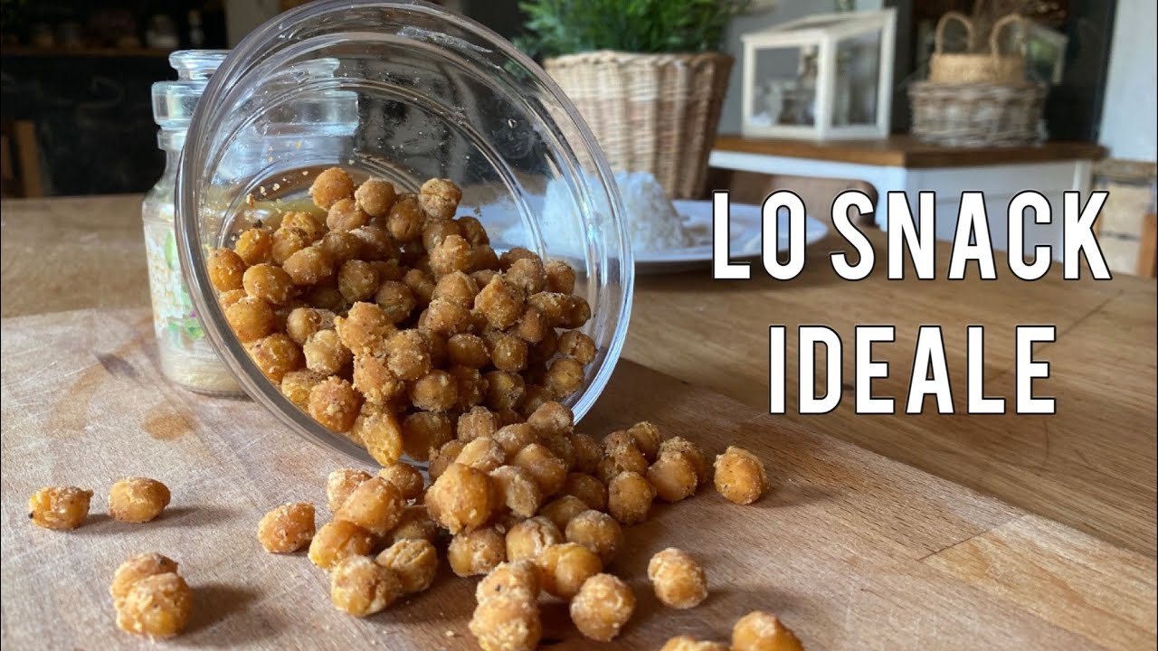 CECI CROCCANTI - SNACK SFIZIOSO - RICETTA FACILISSIMA - YouTube