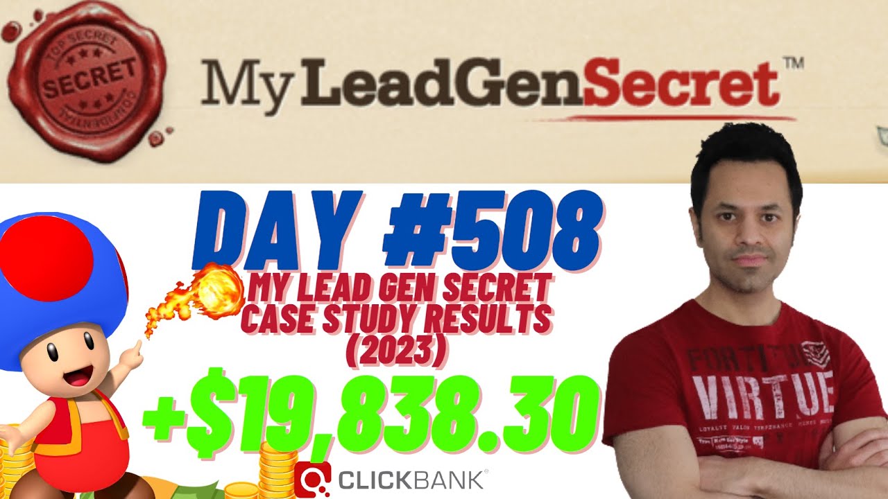 My Lead Gen Secret Case Study Results 2023 (Day #508) - YouTube