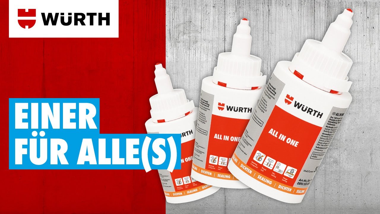 Universal Kleb- und Dichtstoff All in One - Anaerober Klebstoff - YouTube