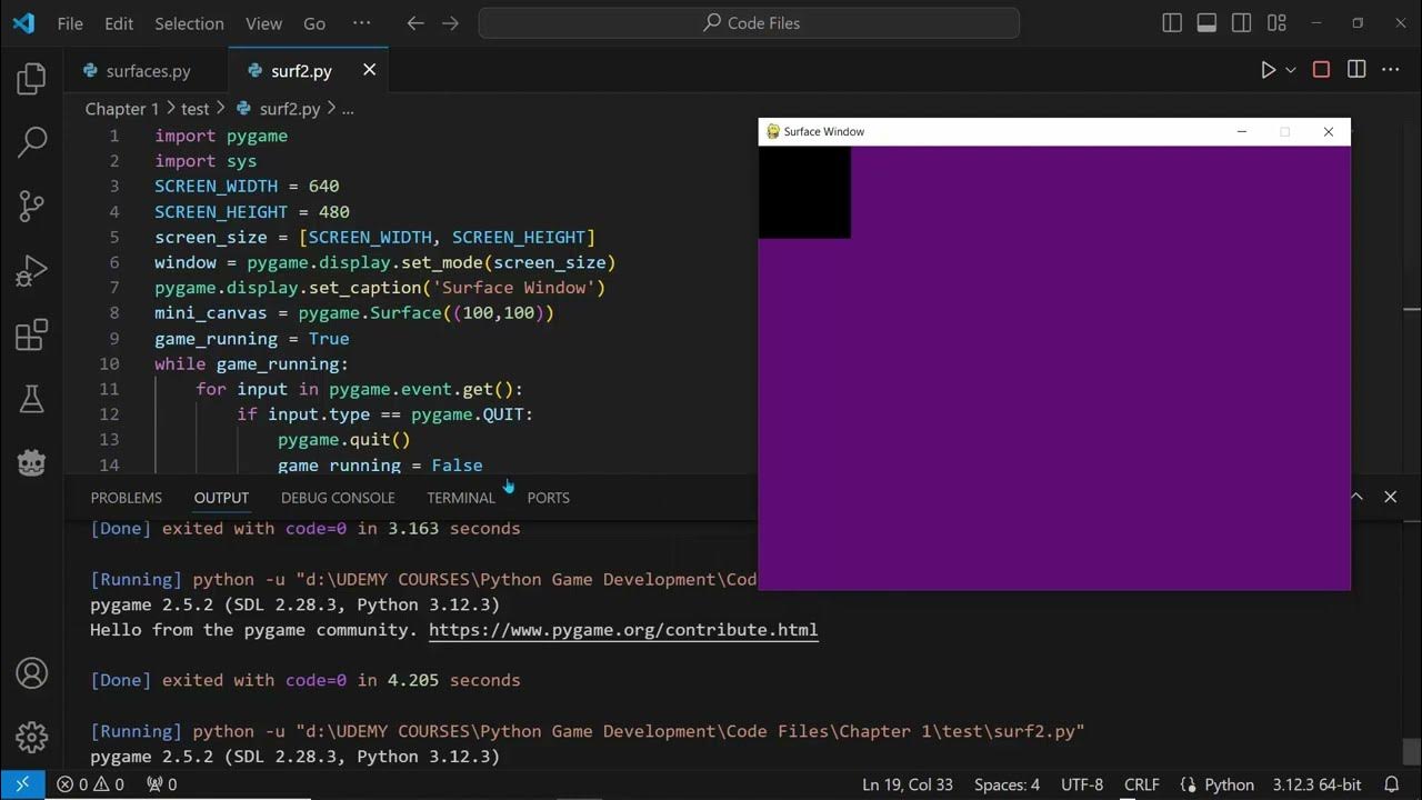 Python Game Development- Lesson 5- Surfaces - YouTube