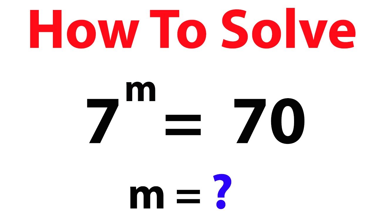 A Nice Algebra Question | Step-By-Step Explanation - YouTube