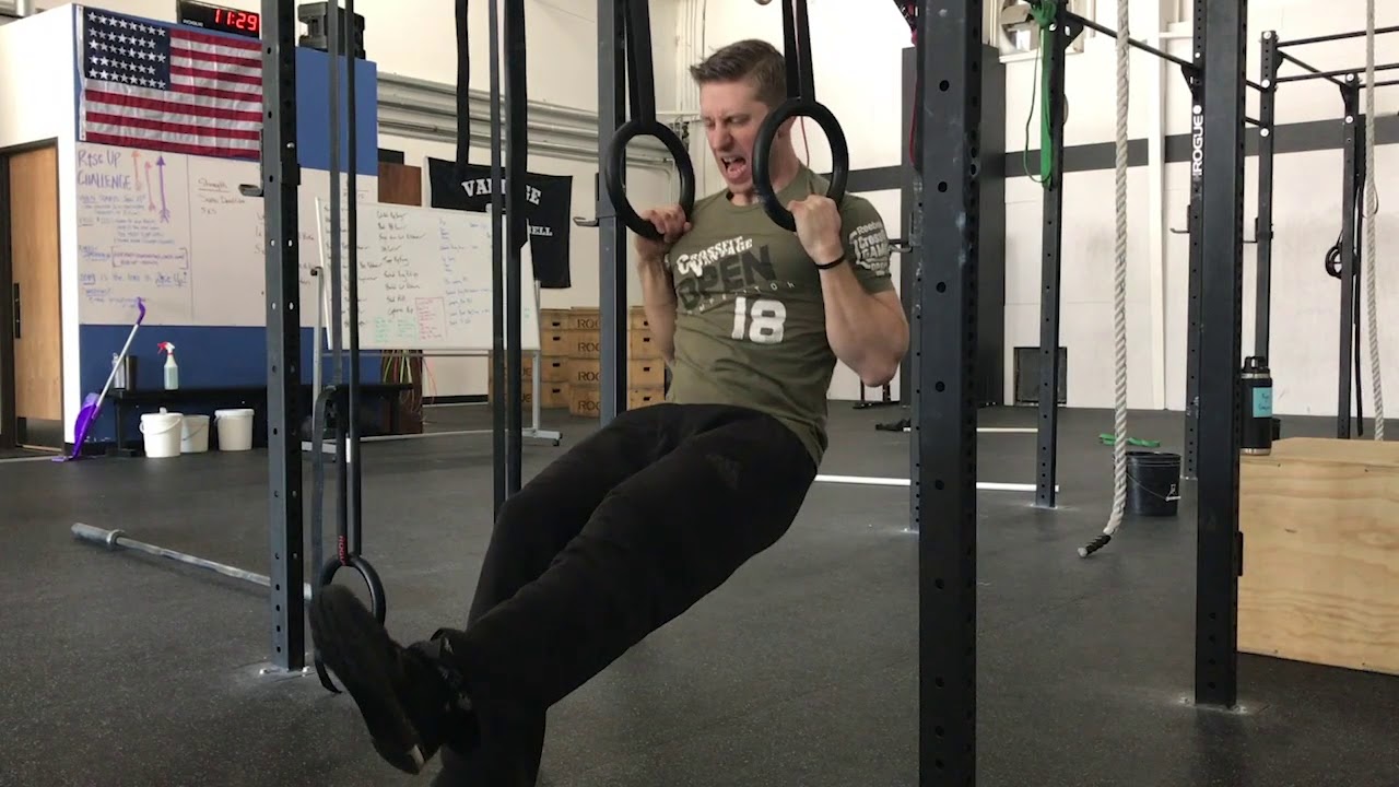 Seated Ring Pull Ups - YouTube