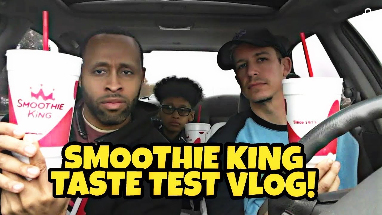 SMOOTHIE KING TASTE TEST VLOG|BERRY TREAT-40 OUNCE - YouTube